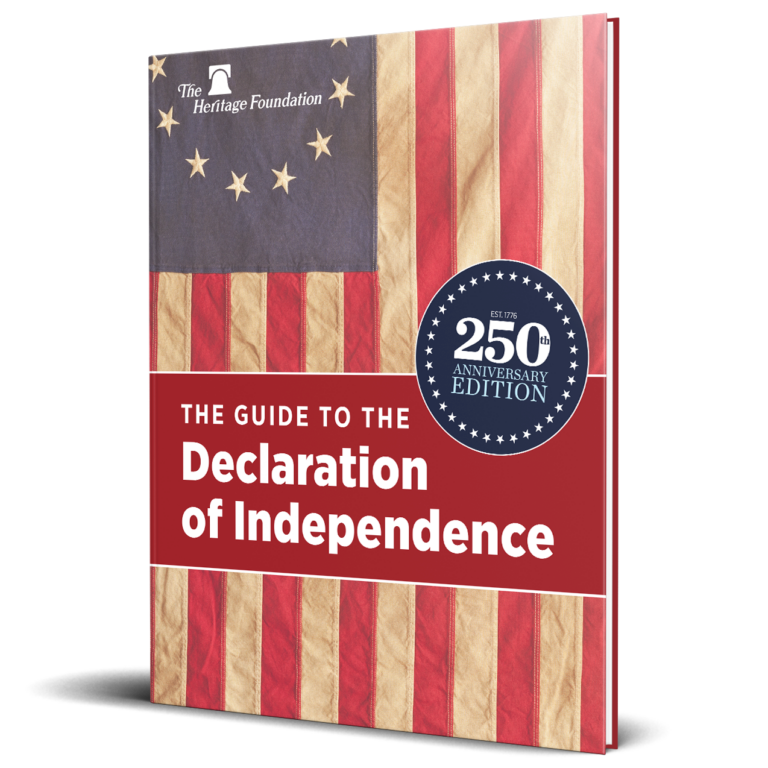 Guide to the Declaration of Independence | The Heritage Foundation